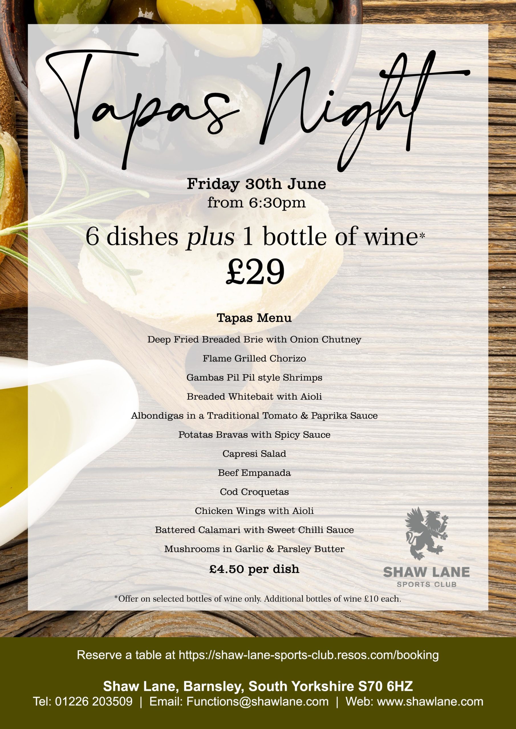 Food | Shaw Lane, Barnsley